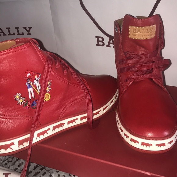 Bally | Shoes | Bally Alpistar Corvette Red Animals | Poshmark